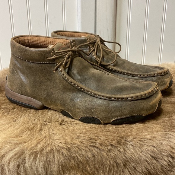 Twisted X | Shoes | Twisted X Leather Driving Moccasin Shoes 2w | Poshmark